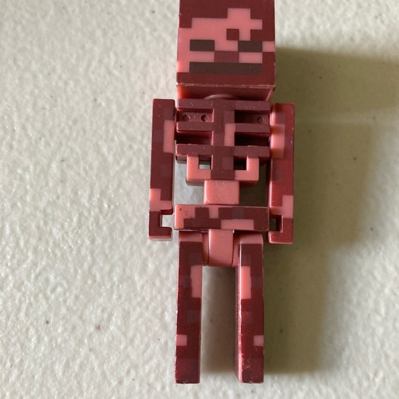 Toys | Minecraft Pink Purple Skeleton 3 Tall Action Figure Mojang ...